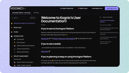 Resources: Docs, Datasets & API Guides | Kognic