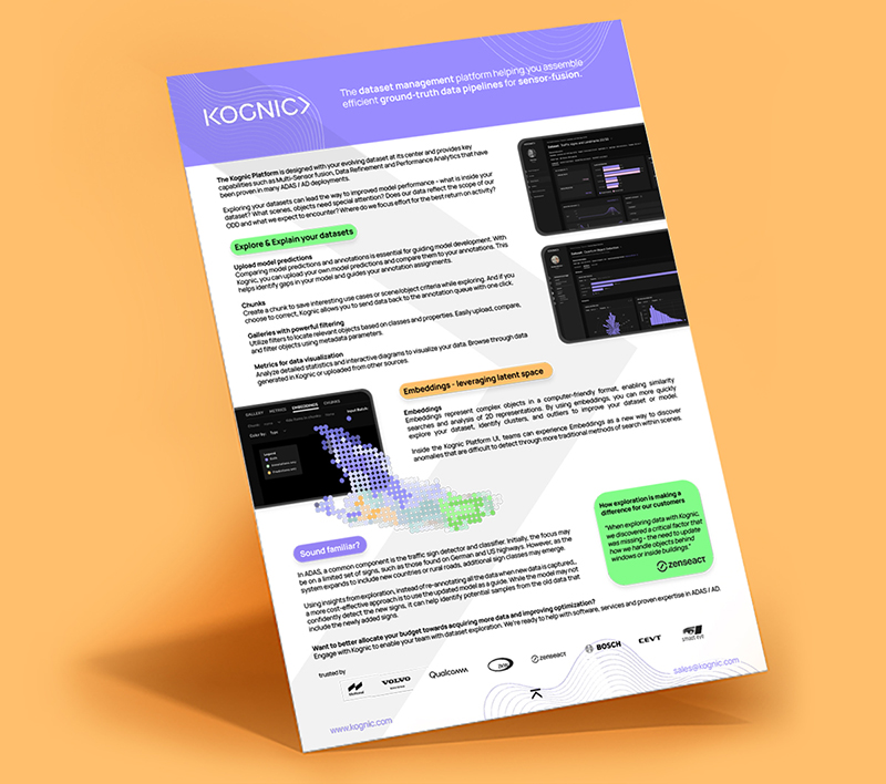 Kognic - The Annotation Platform for Sensor-Fusion