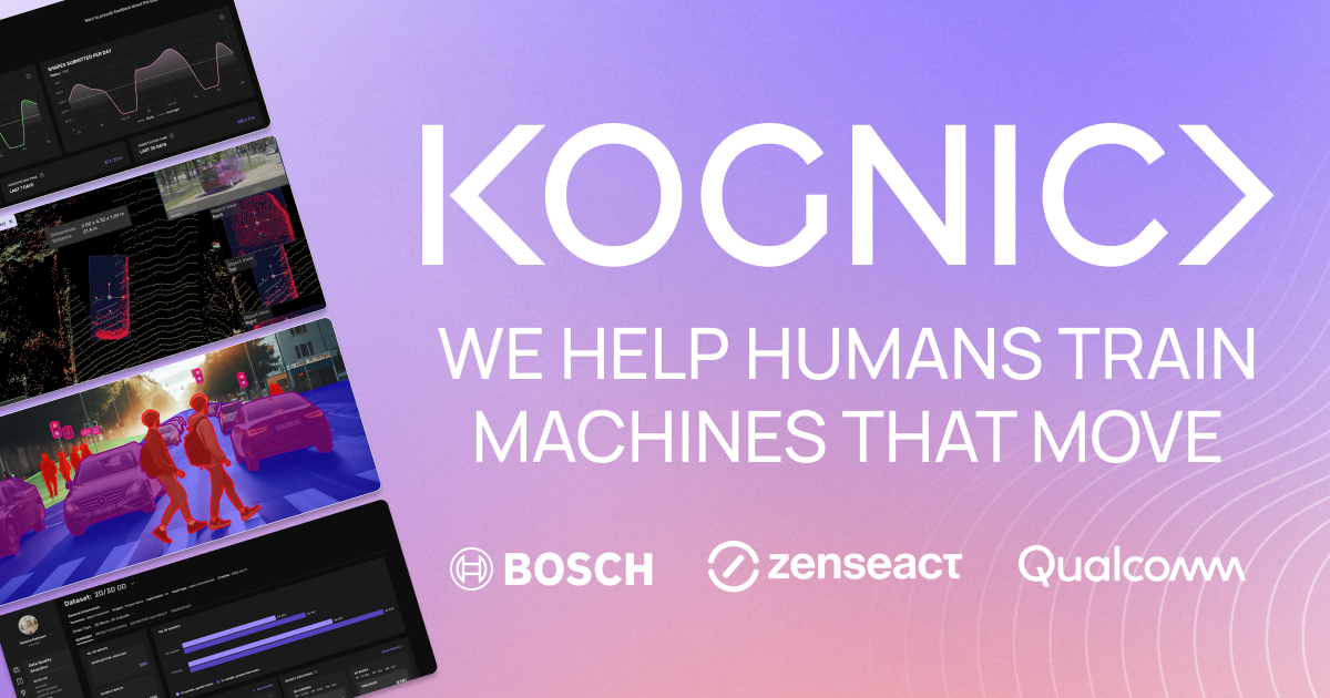 About Kognic - Human Feedback for Autonomy